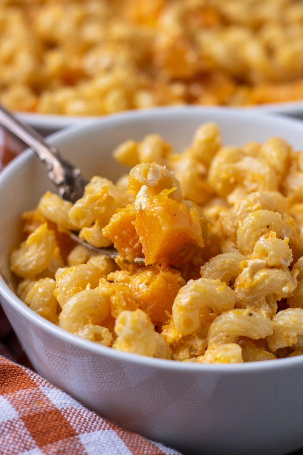 Easy Roasted Butternut Squash Feta Pasta - Wine a Little, Cook a Lot